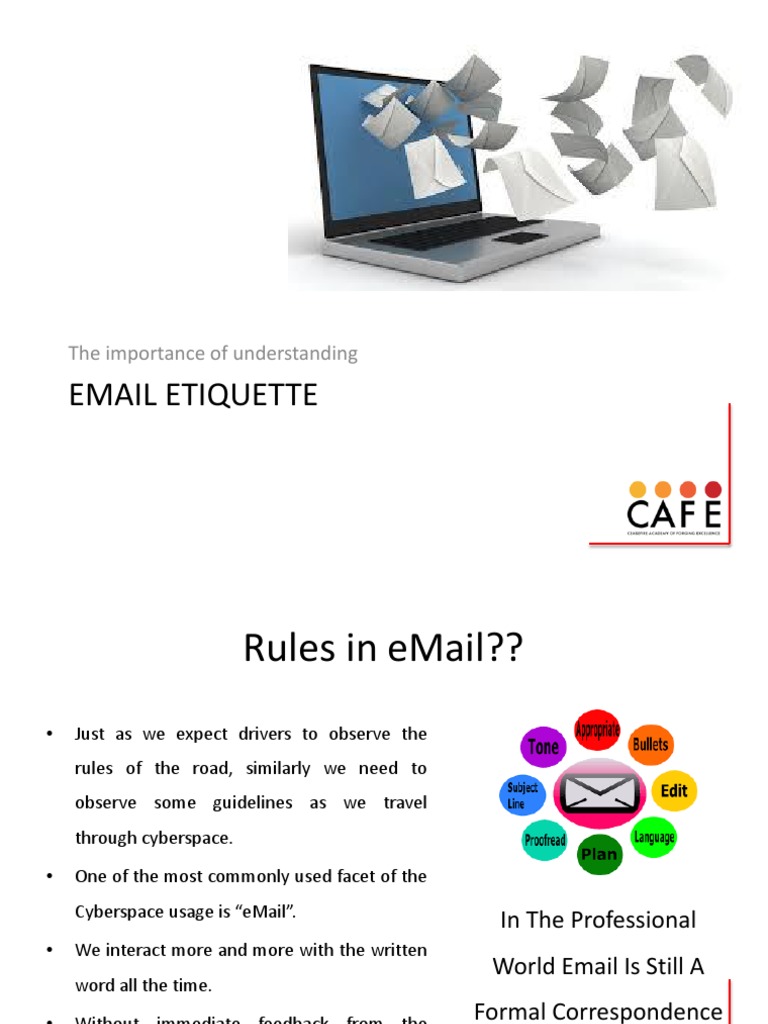 Email Etiquette | PDF | Mail | Communication