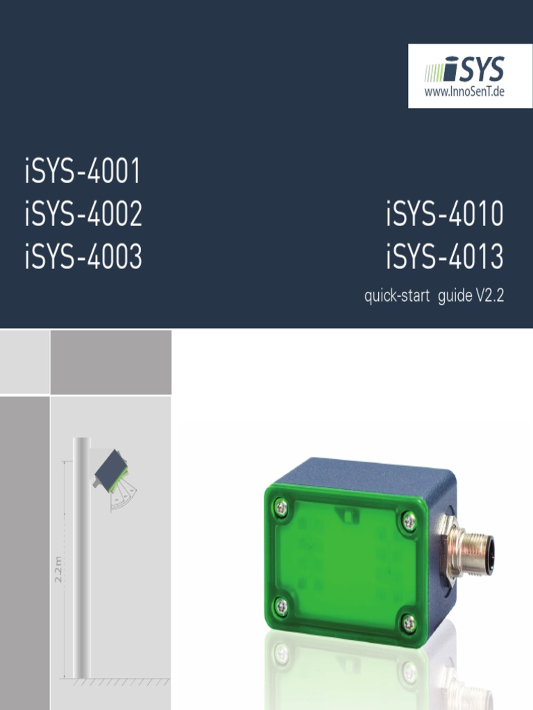 iSYS-4001 Quick Start Guide | PDF | Radar | Amplifier