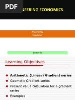 Geometric Gradient Analysis in Economics | PDF | Interest | Interest Rates