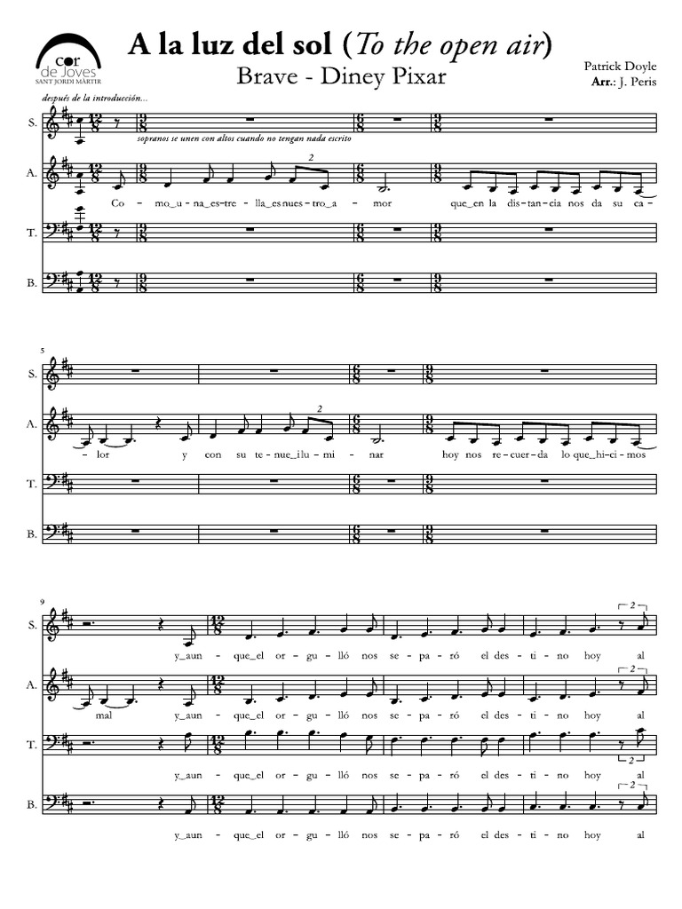 A La Luz Del Sol Brave | PDF