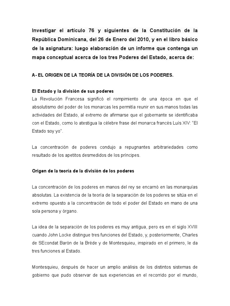 Tarea 5 División de Los Poderes | PDF | Separación de poderes | Juez