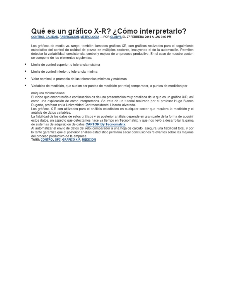 Qué Es Un Gráfico X | PDF | Tecnología