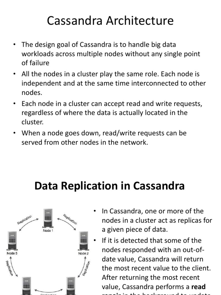 Cassandra Pdf Computer Cluster Replication Computing