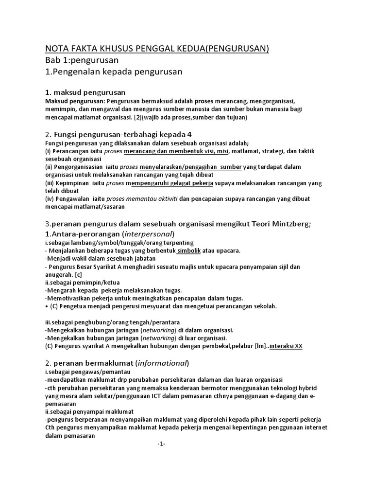 Fakta Khusus PP Sem2 | PDF