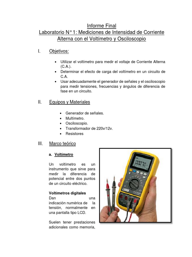Informe FINAL I Electricos 2 | PDF | Electricidad | Ingenieria Eléctrica