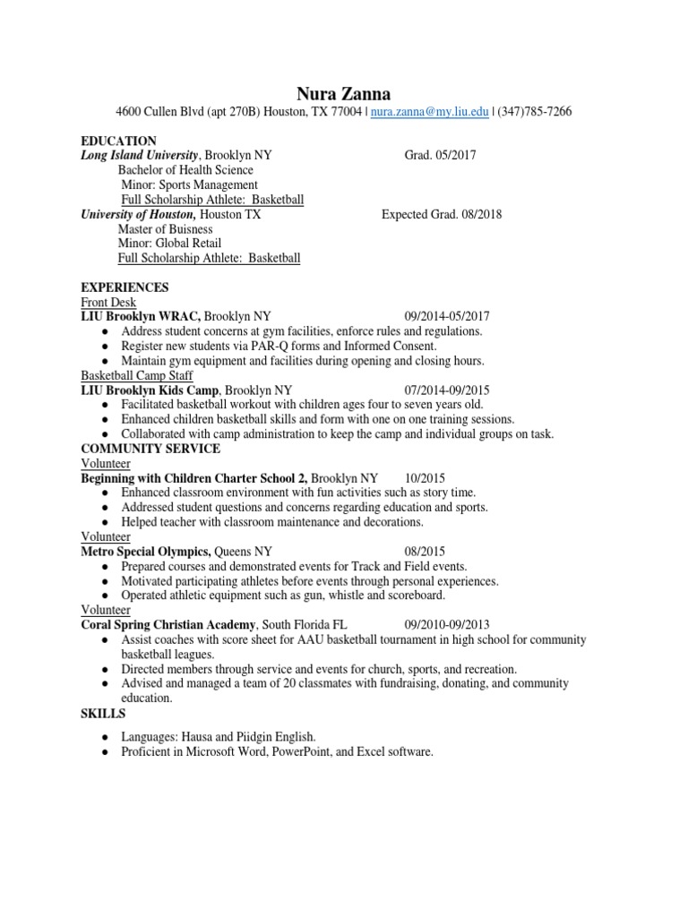 Resume by MT 2 1 | PDF