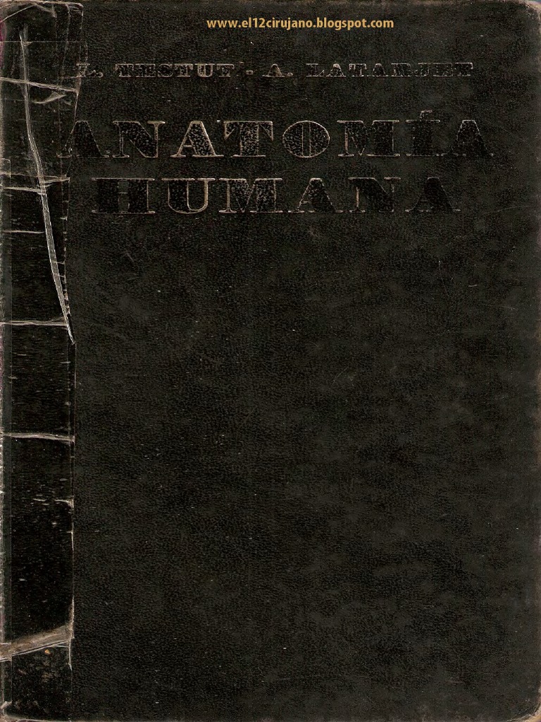 Tratado de Anatomia Humana Testut Latarjet Tomo 1 | PDF