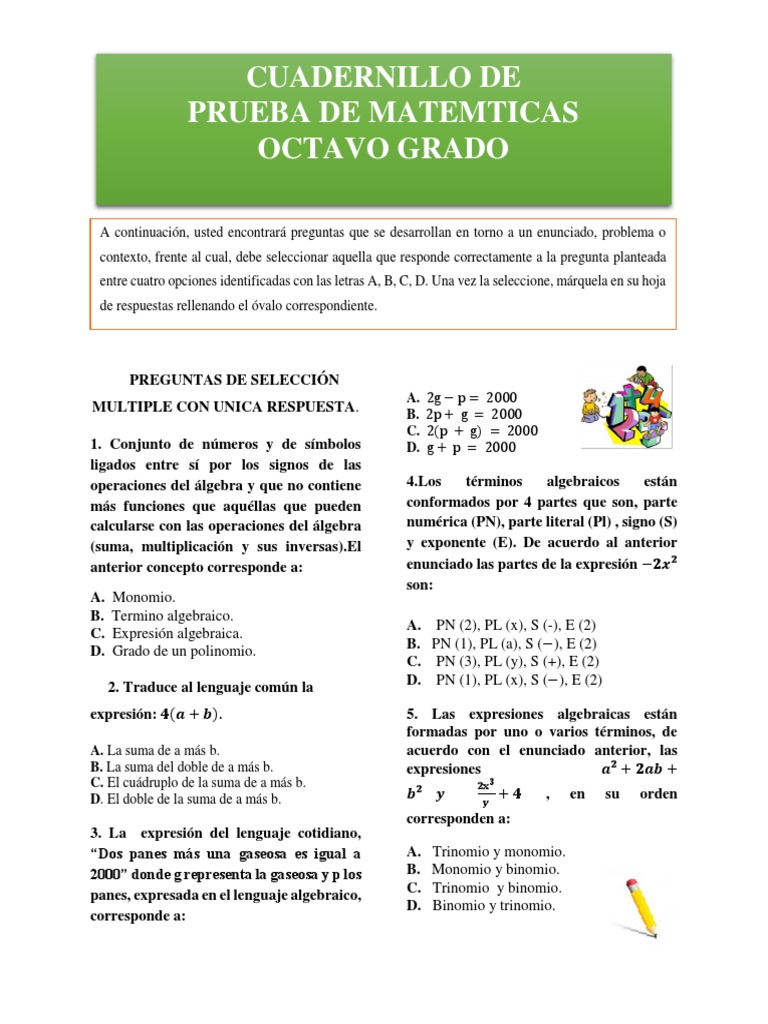 CUADERNILLO | PDF | Álgebra abstracta | Análisis matemático