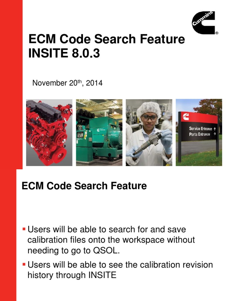 ECM Code Search Feature INSITE 8.0.3: November 20, 2014 | PDF | Proxy ...