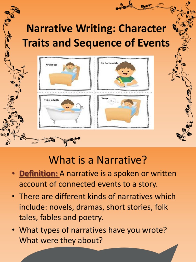 Narrative Writing: Character Traits Guide | PDF