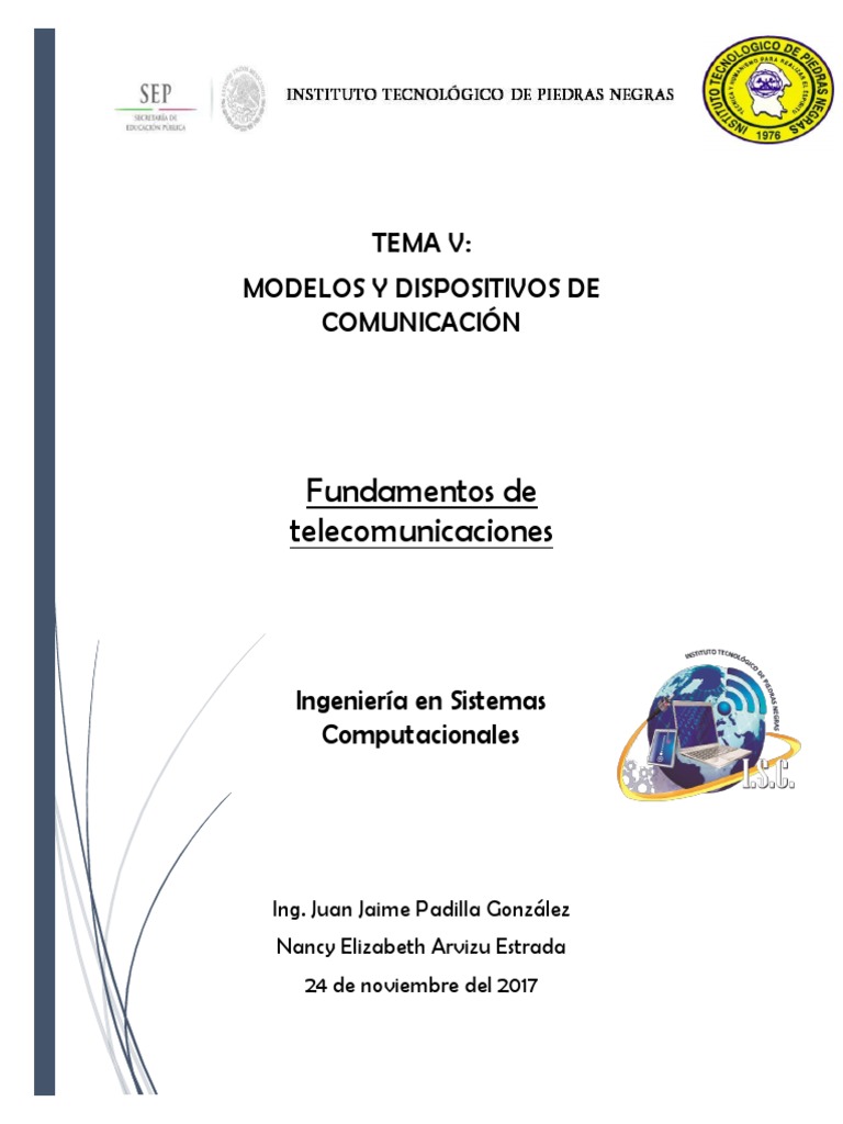Modelos y Dispositivos de Comunicacion | Descargar gratis PDF | Modelo ...