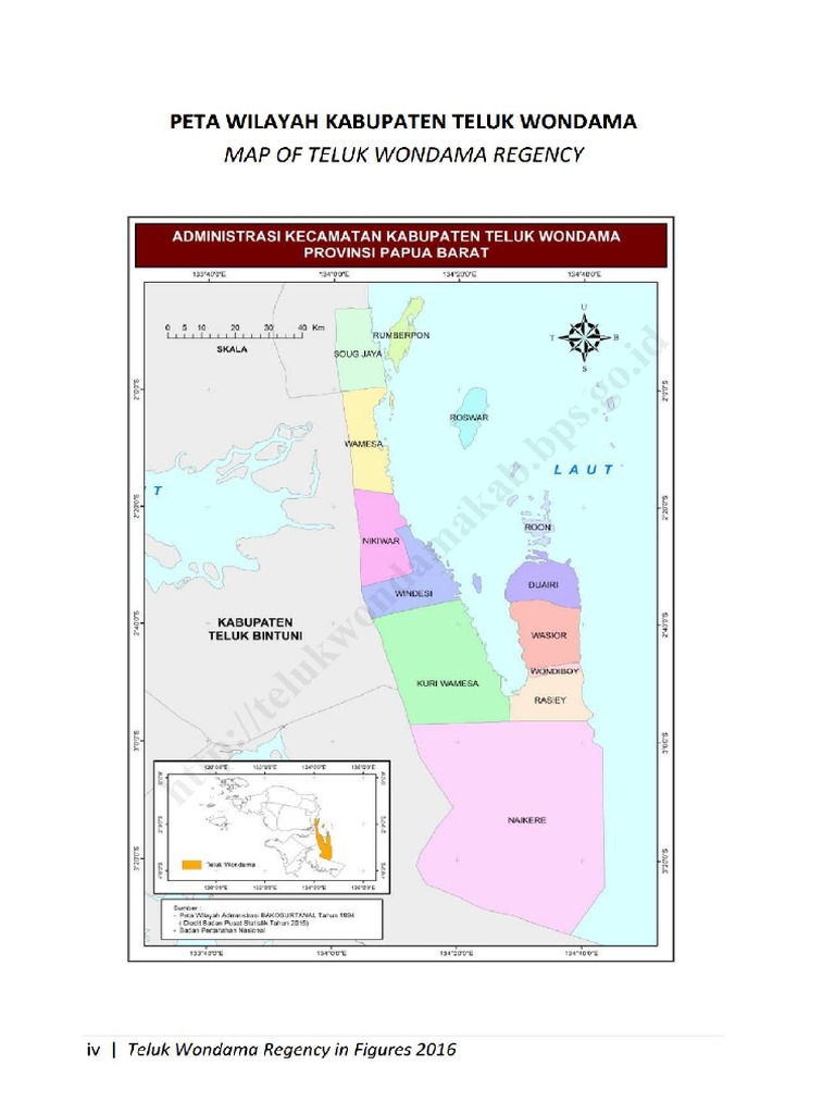Peta Teluk Wondama | PDF