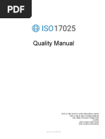 ISO 17025 Internal Audit Checklist | PDF | Verification And Validation | Metrology