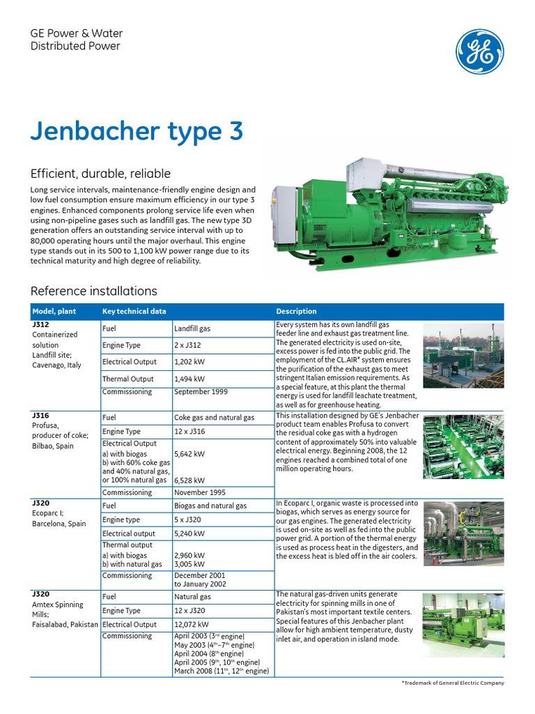 Engine Sheet Type 3 e 2015 | PDF | Natural Gas | Engines