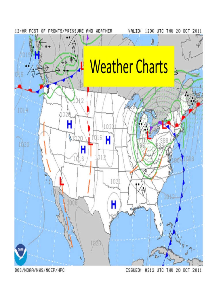 Weather Charts | Download Free PDF | Contour Line | Thunderstorm