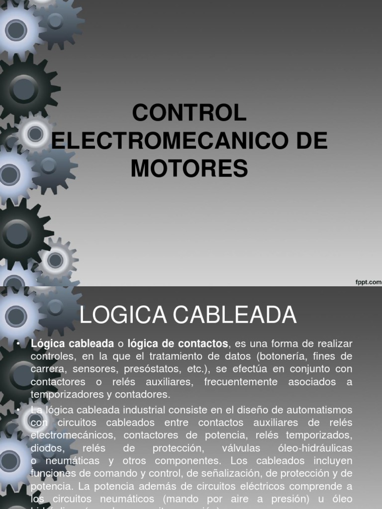 Control Electromecanico | PDF | Componentes eléctricos | Ingeniería ...