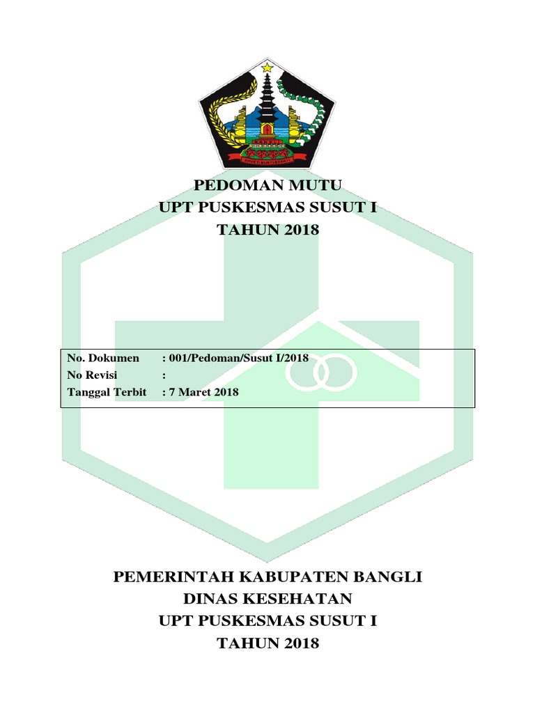 Template Cover 2018 Mutu | PDF