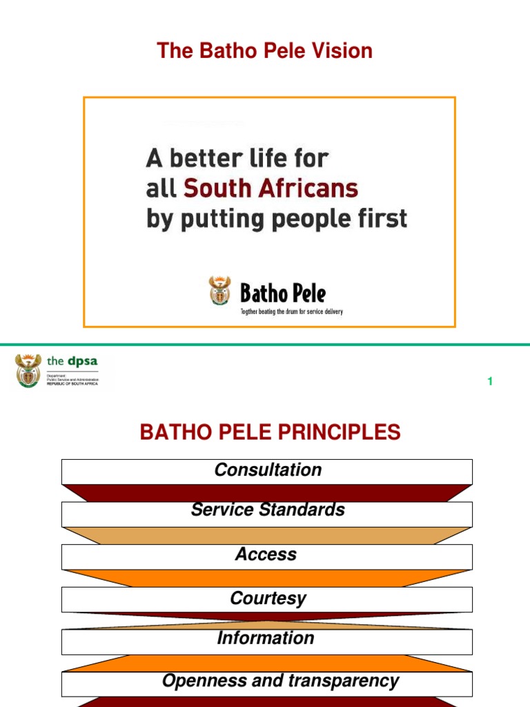 Batho Pele Principles.pdf | Business | Economies