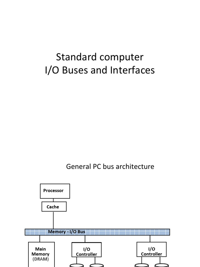Computer IO Buses and Interfaces | PDF | Input/Output | Usb Computer IO Buses and Interfaces | PDF | Input/Output | Usb