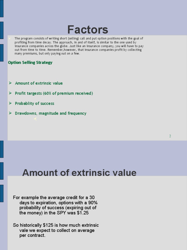 Positive Expected Value | PDF | Option (Finance) | Investing