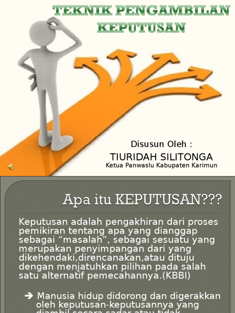 Teknik Pengambilan Keputusan | PDF