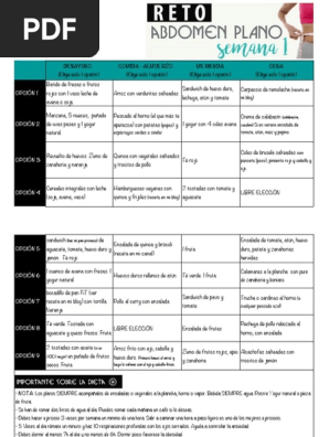 Reto De Vientre Plano