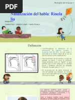 Rinolalia: Tipos y Tratamientos | PDF | Tos | Especialidades Medicas
