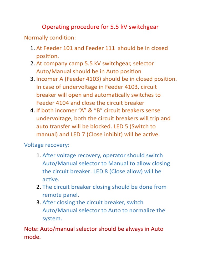 SS Operating Philosophy | PDF