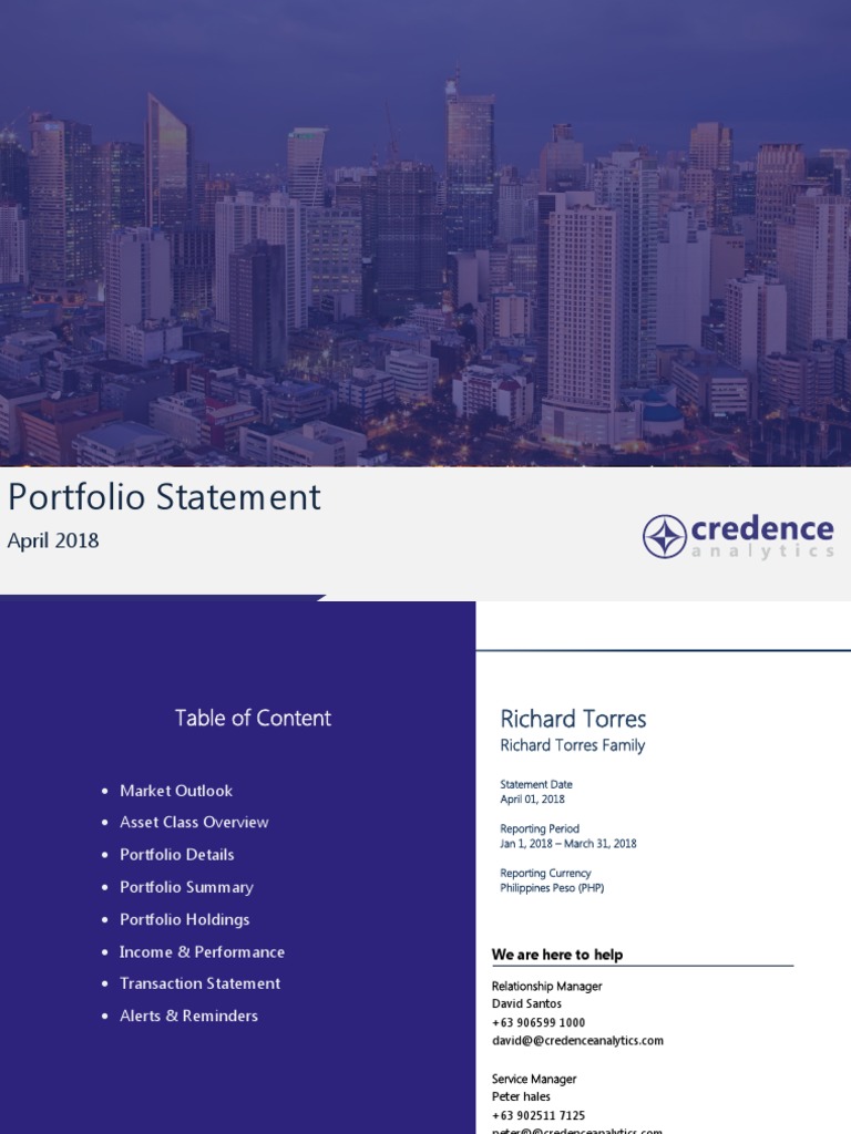 Sample Customer Statement Format | PDF | Mutual Funds | Bonds (Finance)