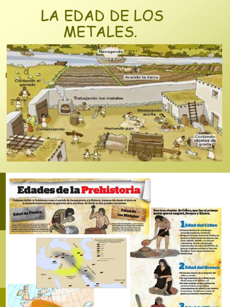 Edad De Los Metales Pdf Neolítico Metalurgia