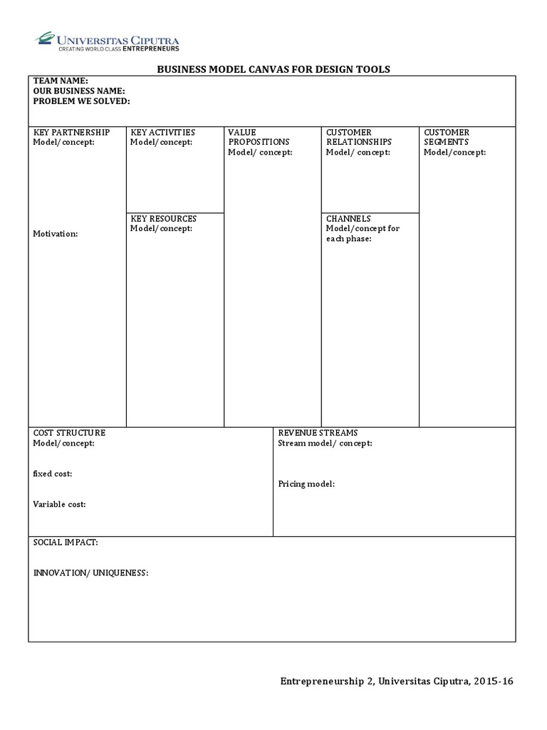 Business Model Canvas Overview | PDF | Business