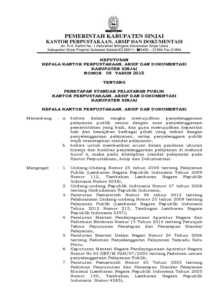 Contoh SK SPP | PDF | Hukum