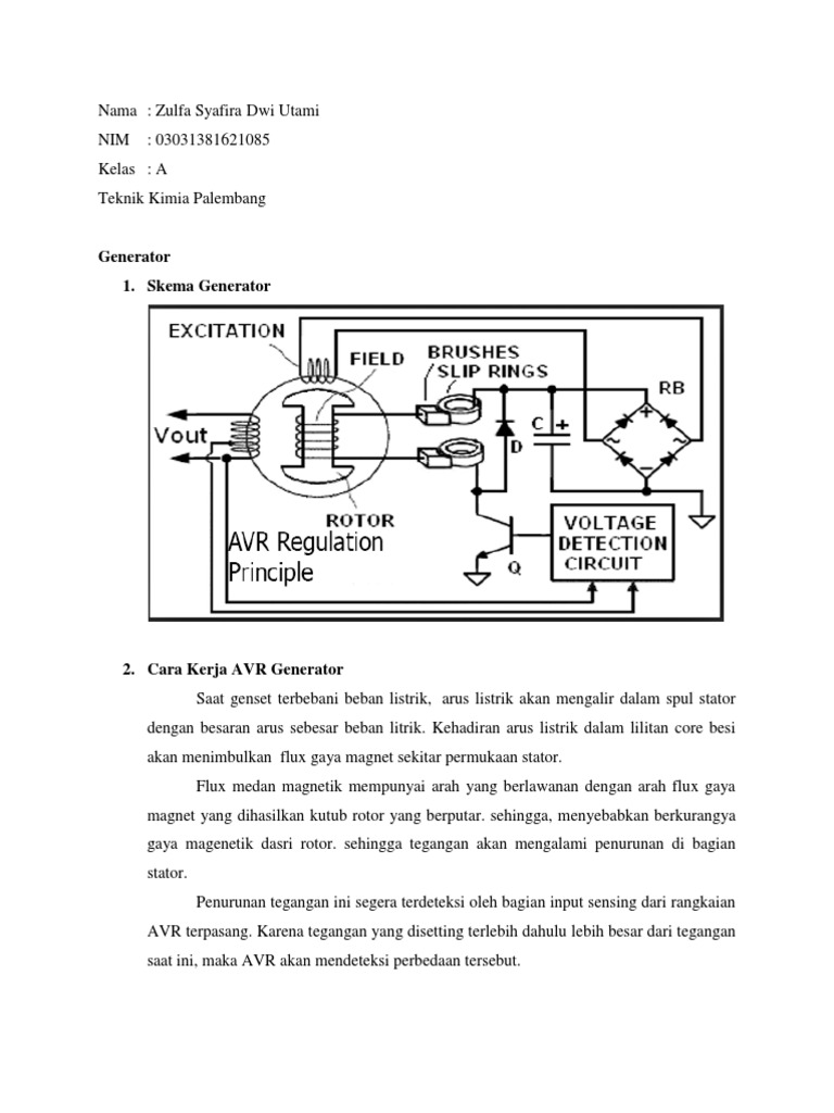 Skema Generator Dan Jenis Pembangkit | PDF