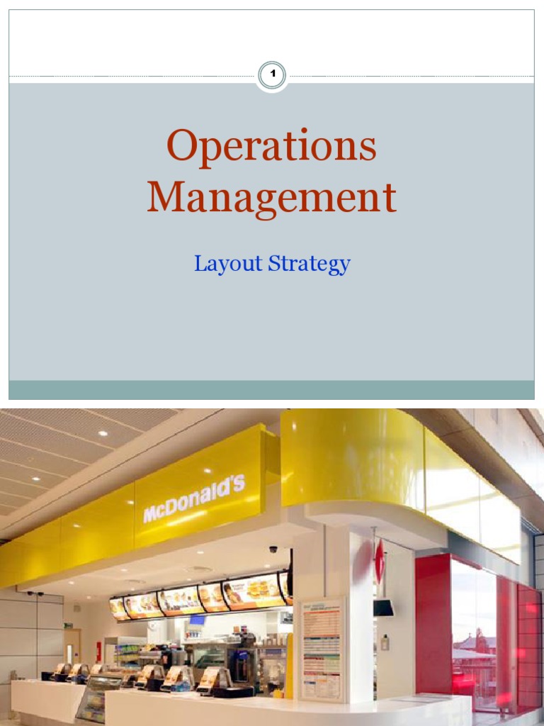 Operations Management: Layout Strategy | Download Free PDF | Strategic ...