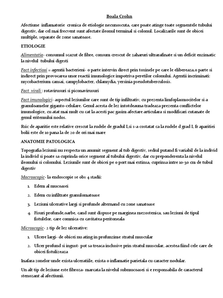 Boala Crohn | PDF