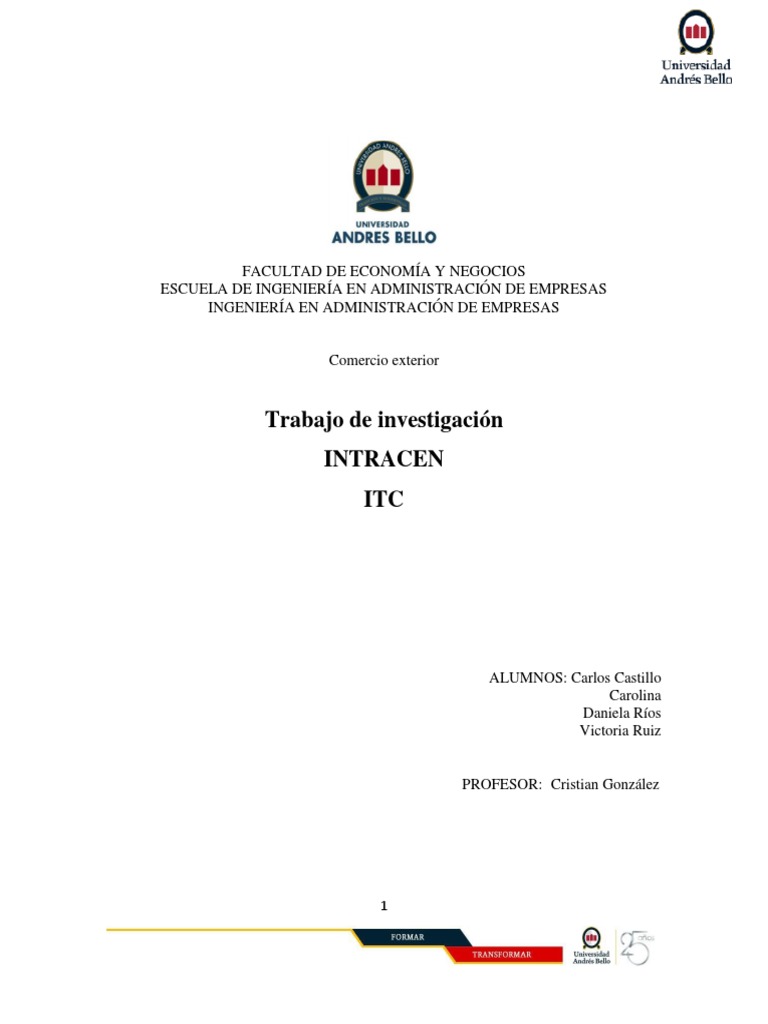 INTRACEN Actualizado | PDF | Pequeñas y medianas empresas | Exportaciones