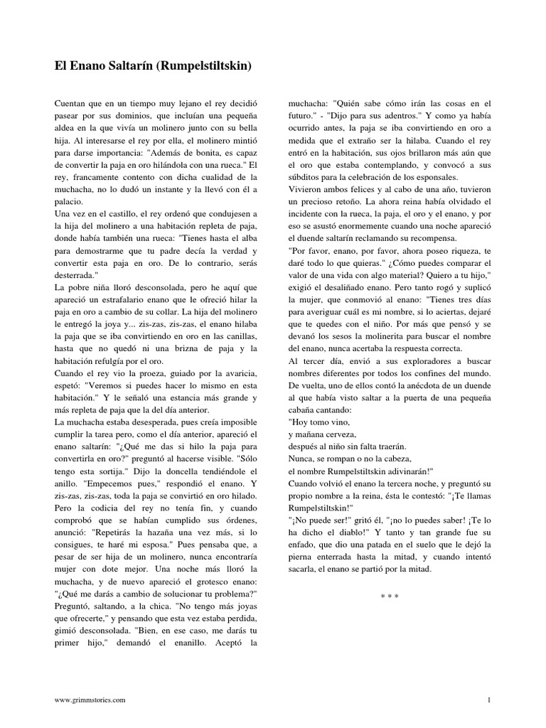 El Enano Saltarín | PDF | Ocio