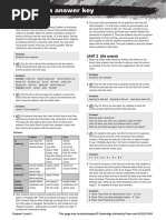 Prepare 3 Workbook Answer Keys | PDF