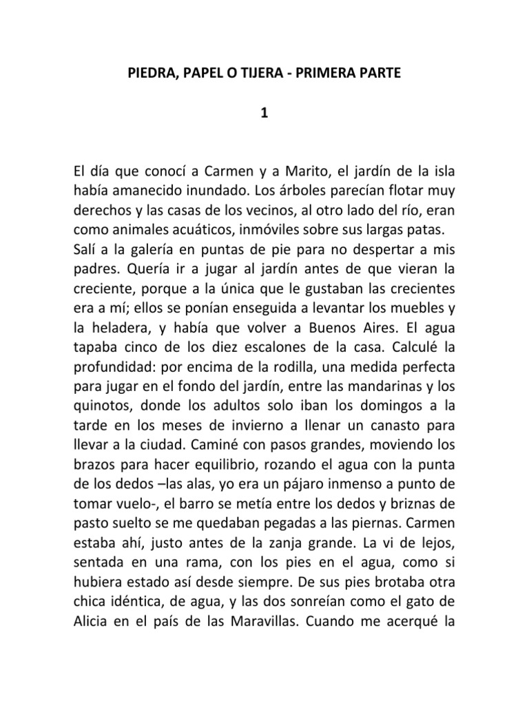 Piedra, Papel o Tijera PDF | PDF | Poesia