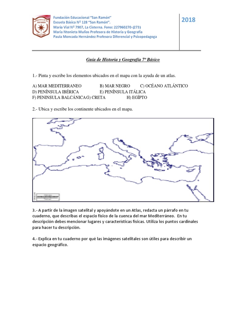 Guía de Historia y Geografía 7º Básico | PDF