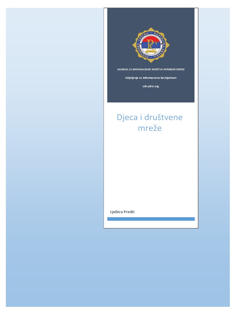 Djeca I Drustvene Mreze | PDF