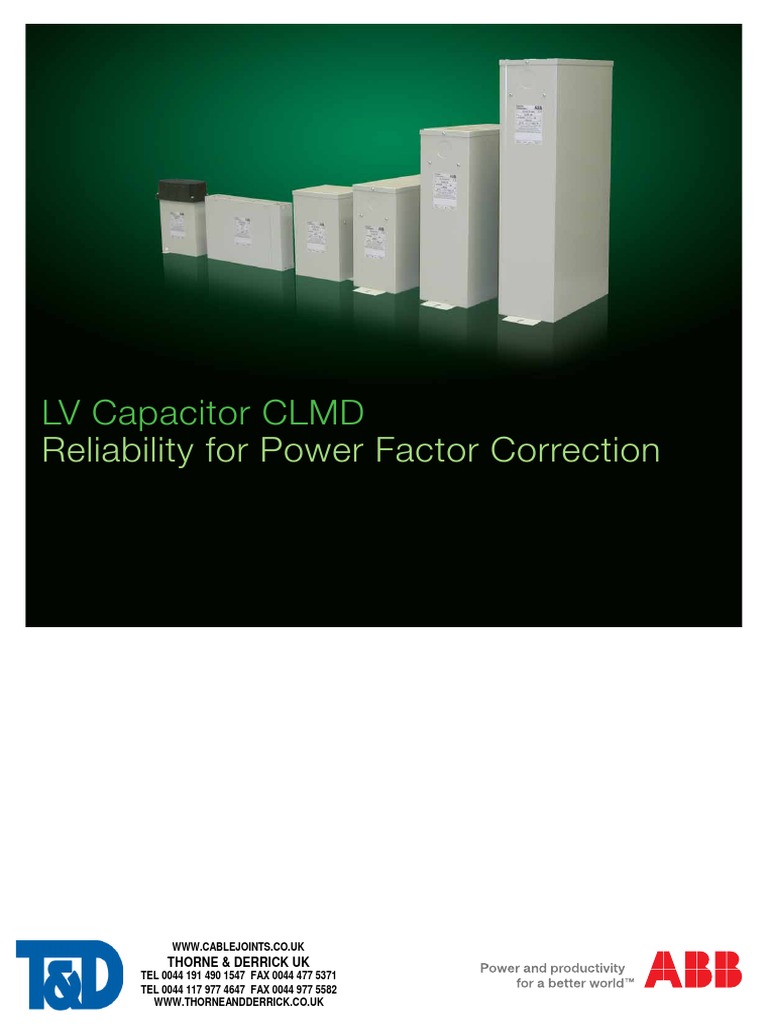 ABB CLMD Capacitors LV Low Voltage CLMD43 | Capacitor | Electrical ...