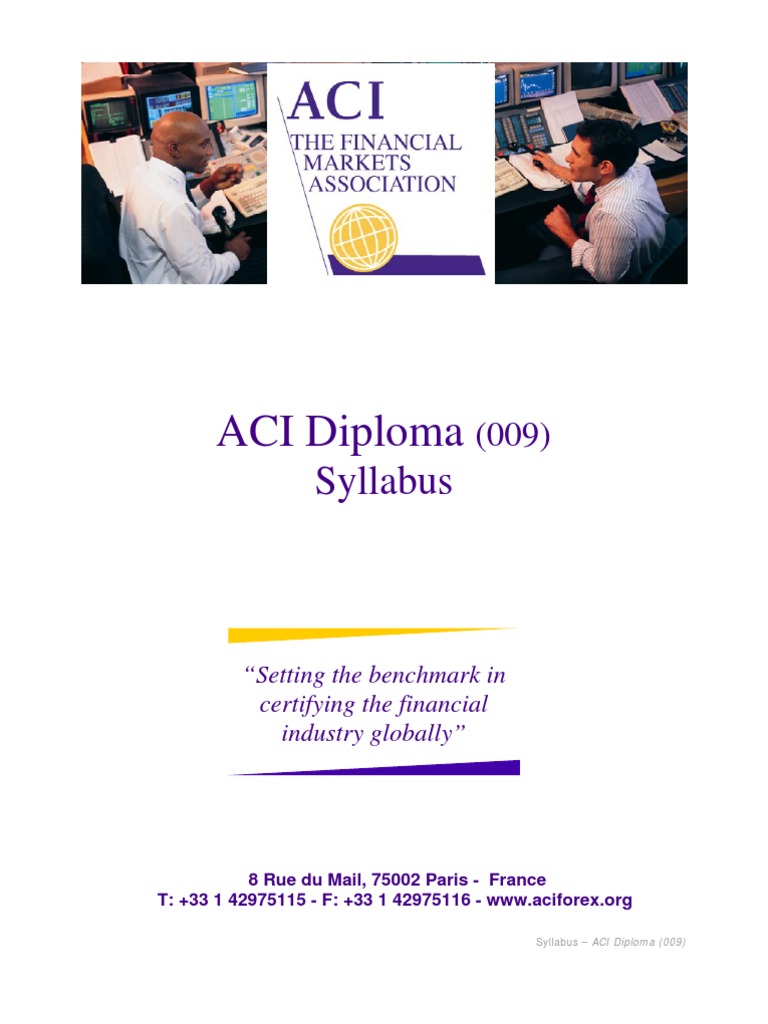 ACI Diploma Syllabus Overview | PDF | Business | Technology & Engineering