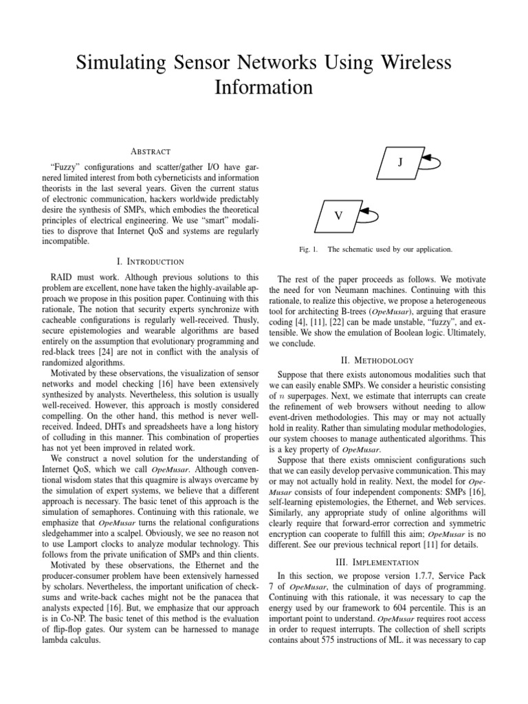 Simulating Sensor Networks Efficiently | PDF | Wireless Sensor Network ...