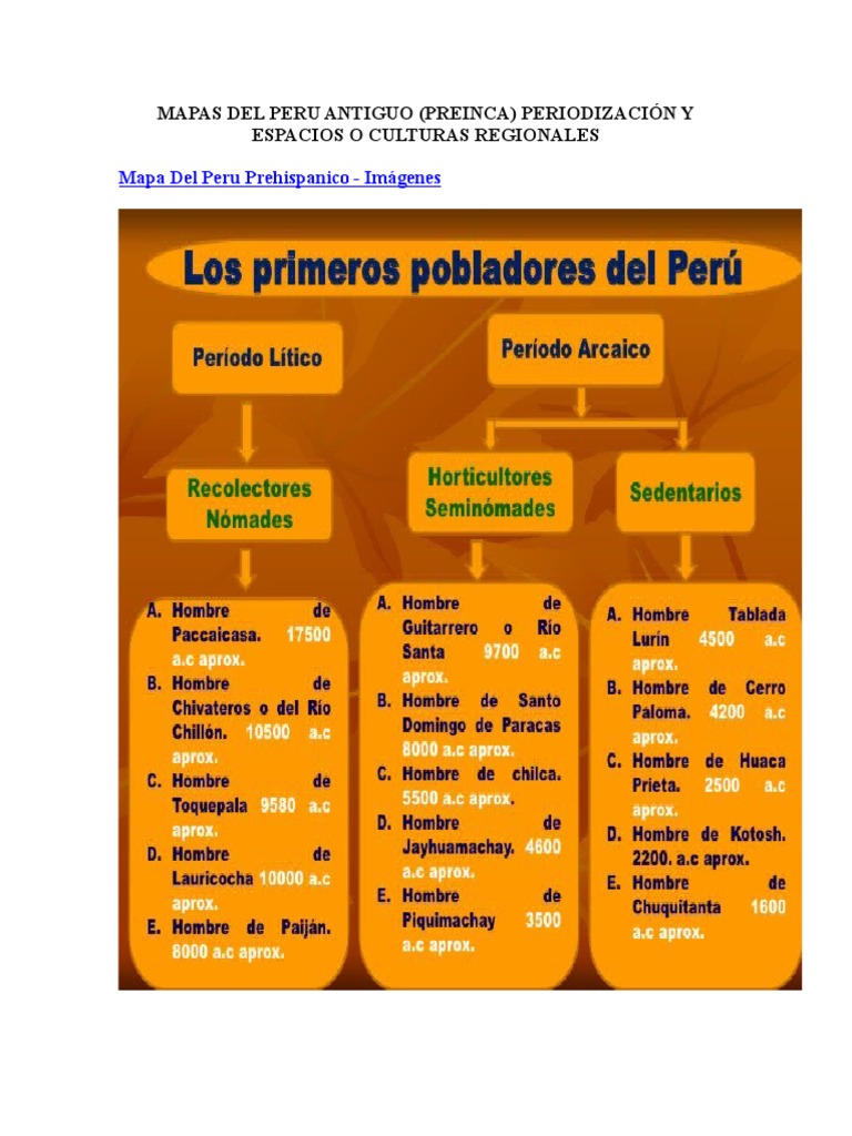 Mapa Del Peru Prehispanico Culturas Regionales18 | PDF | Antropología ...