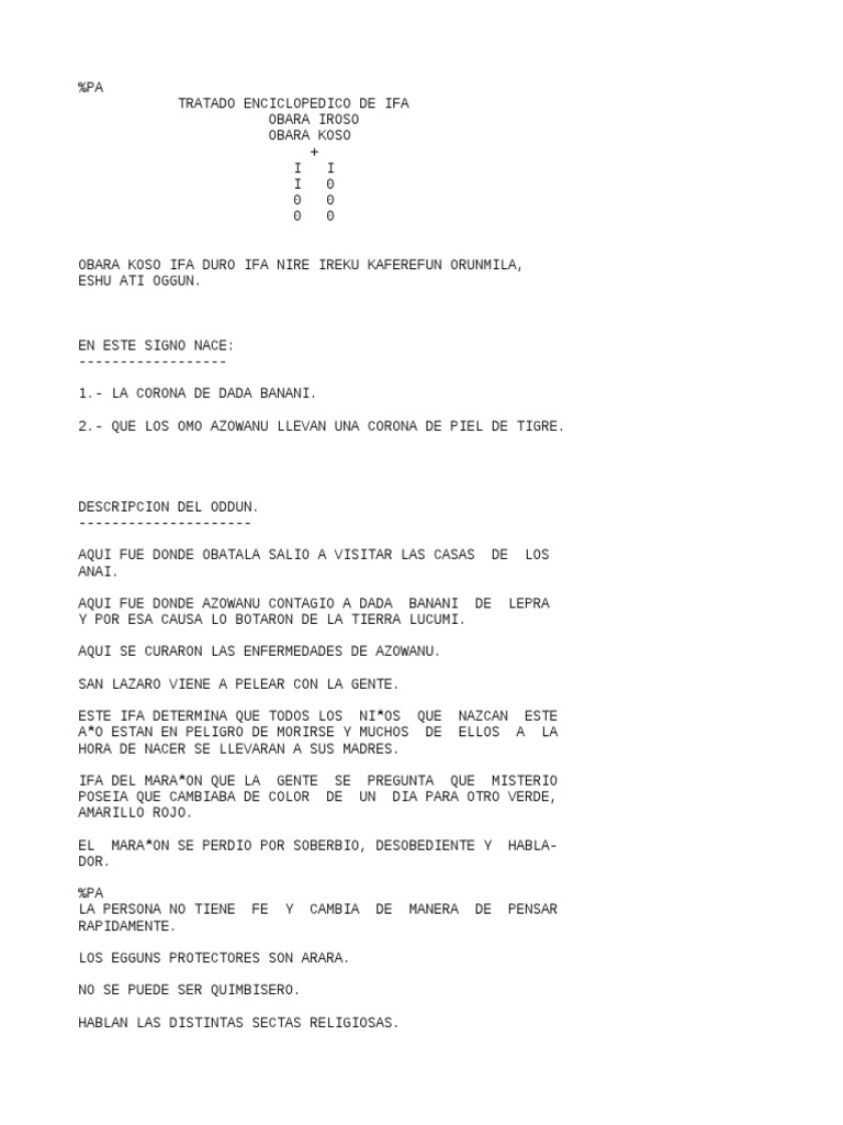 Ogbara Iroso | PDF | Spanish Language Music