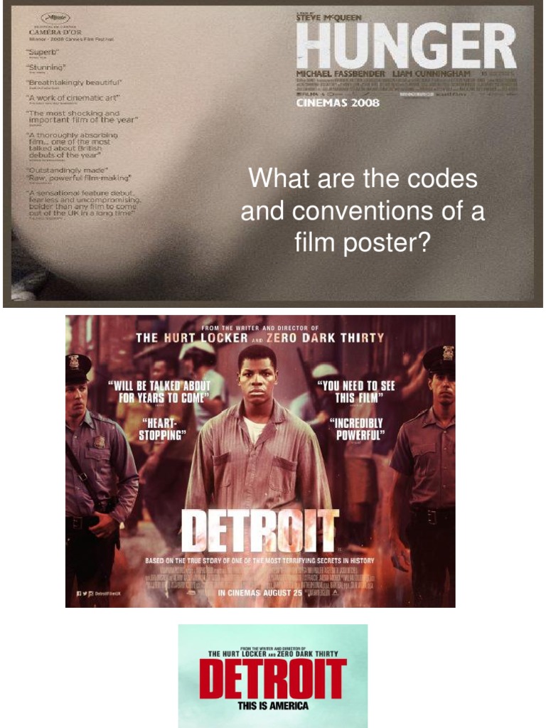 What Are The Codes and Conventions of A Film Poster | PDF | Composition ...