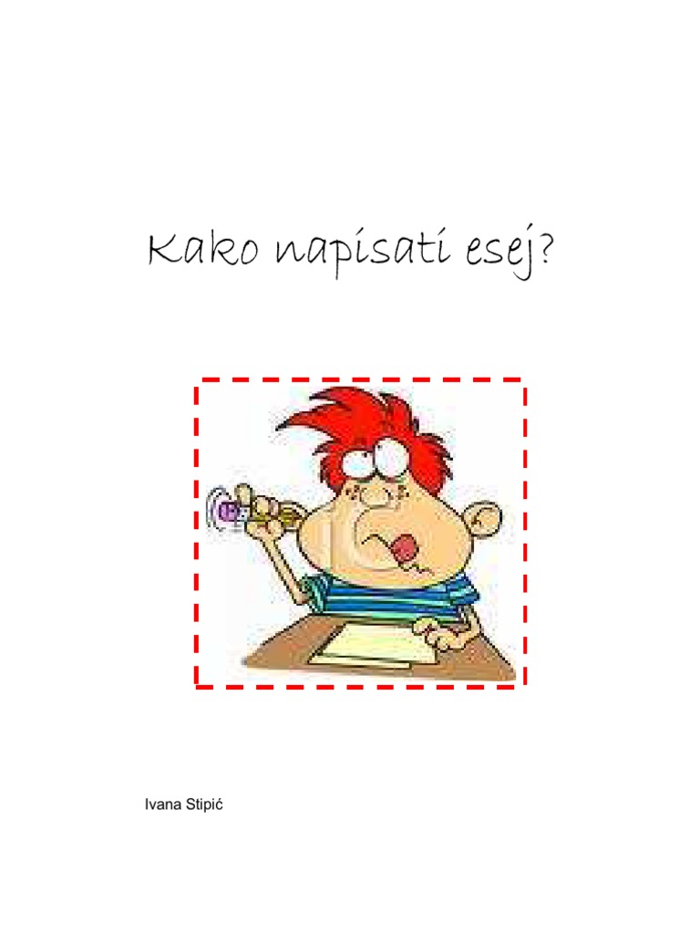 Kako Napisati Esej Iz HRV J PDF | PDF