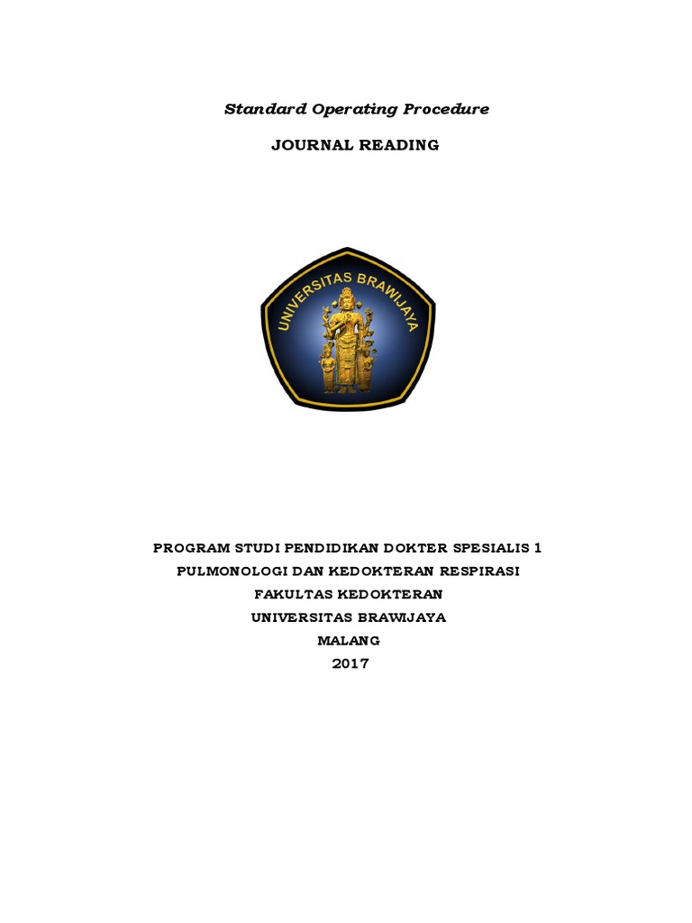 Sop Journal Reading | PDF