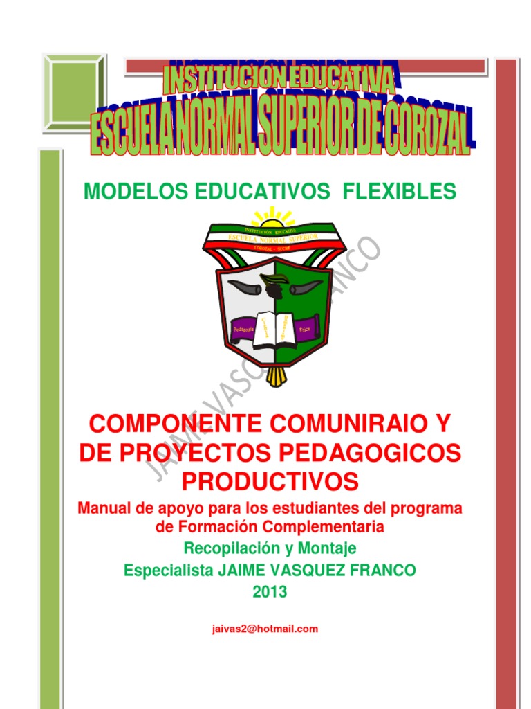 Modulo Componente Comunitario de PPP | PDF | Comunidad | Educación avanzada